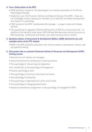 The BPS Qualifications in Test Use_0 | PDF