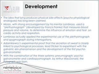 Truth Verification - psycho physiology | PPT