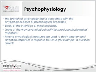 Truth Verification - psycho physiology | PPT