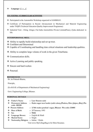 rajneeshsainiresume 2 | PDF