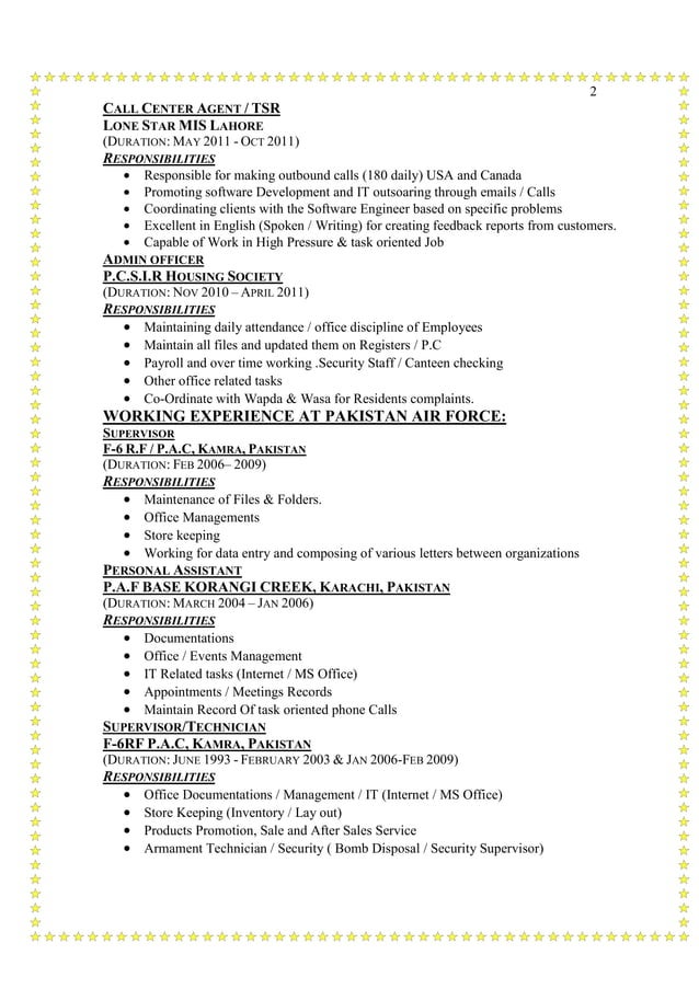 cv new pakistan | PDF