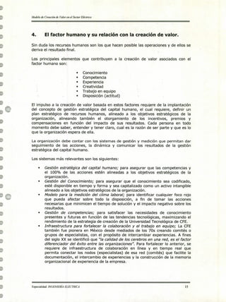 Modelo de Creación de Valor en el Sector Eléctrico | PDF
