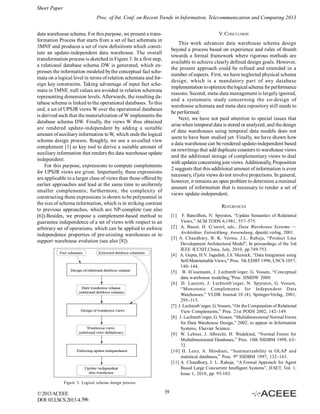 ME/R model: A New approach of Data Warehouse Schema Design | PDF