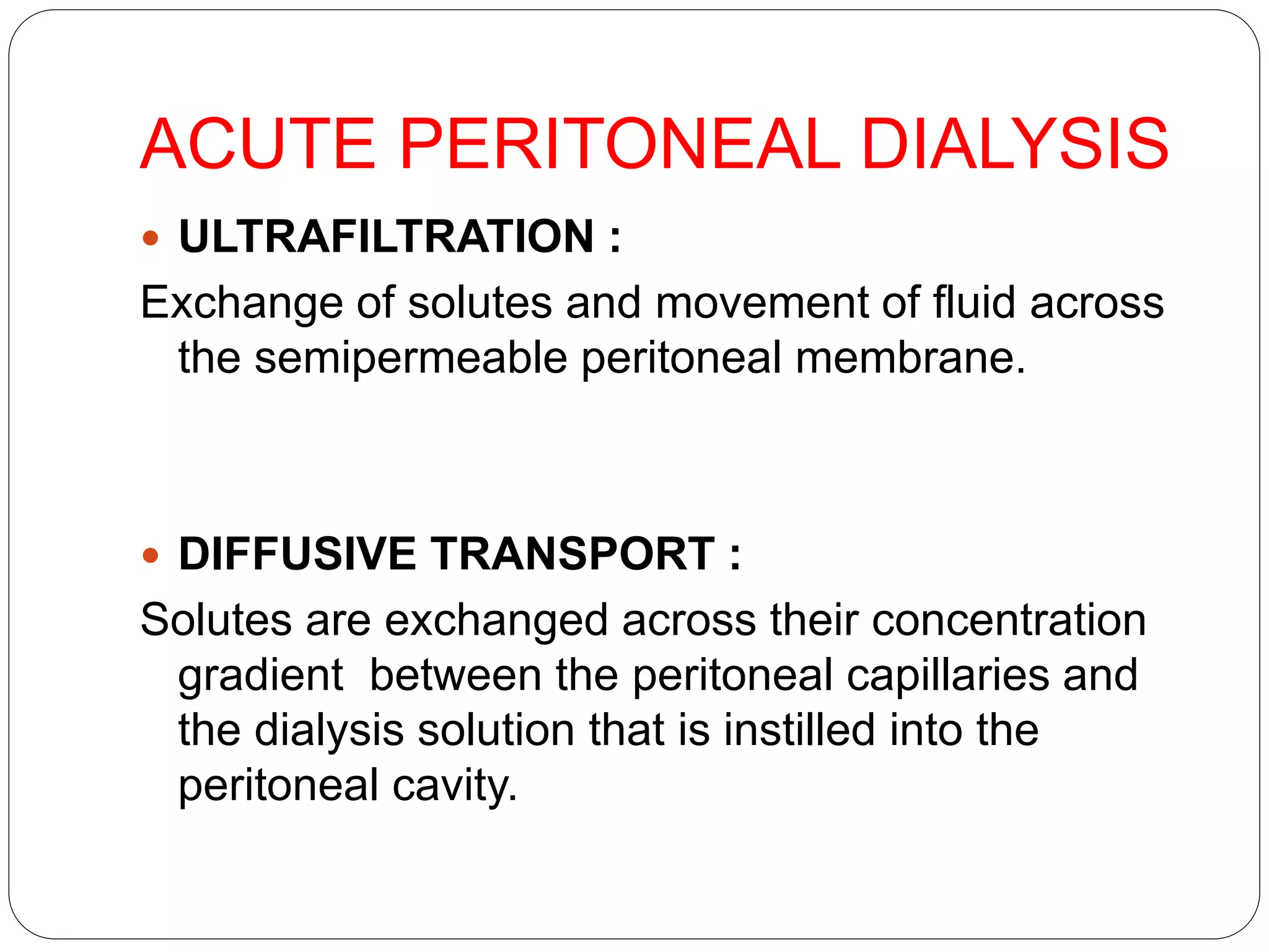RENAL REPALCEMENT THERAPY | PPTX