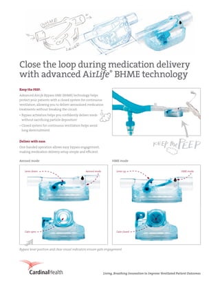 Keep PEEP and deliver meds with advanced AirLife BHME | PDF