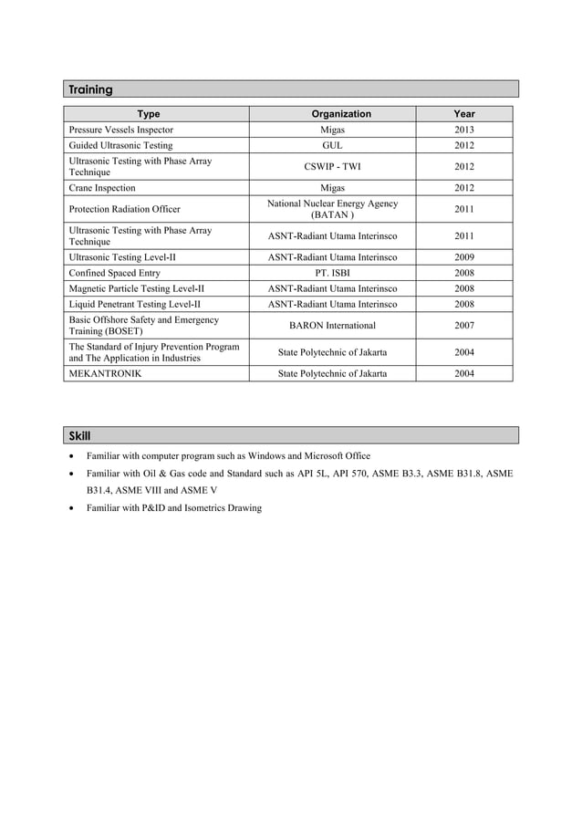 Resume - Andika RZ | PDF | Civil Engineering Industry | Industries