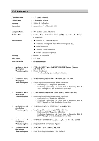 Resume - Andika RZ | PDF