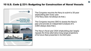 The 2024 Outlook for Navy Shipbuilding: Familiar Plans and Higher Costs ...
