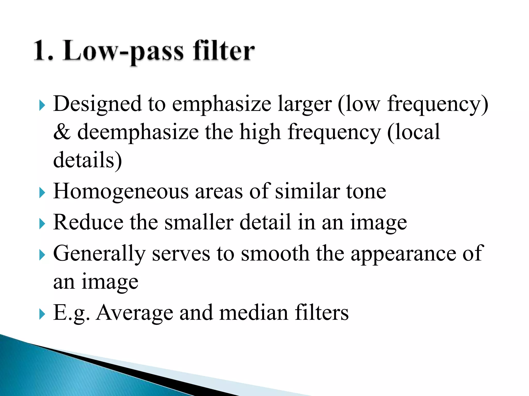 SPATIAL FILTERING | PPTX