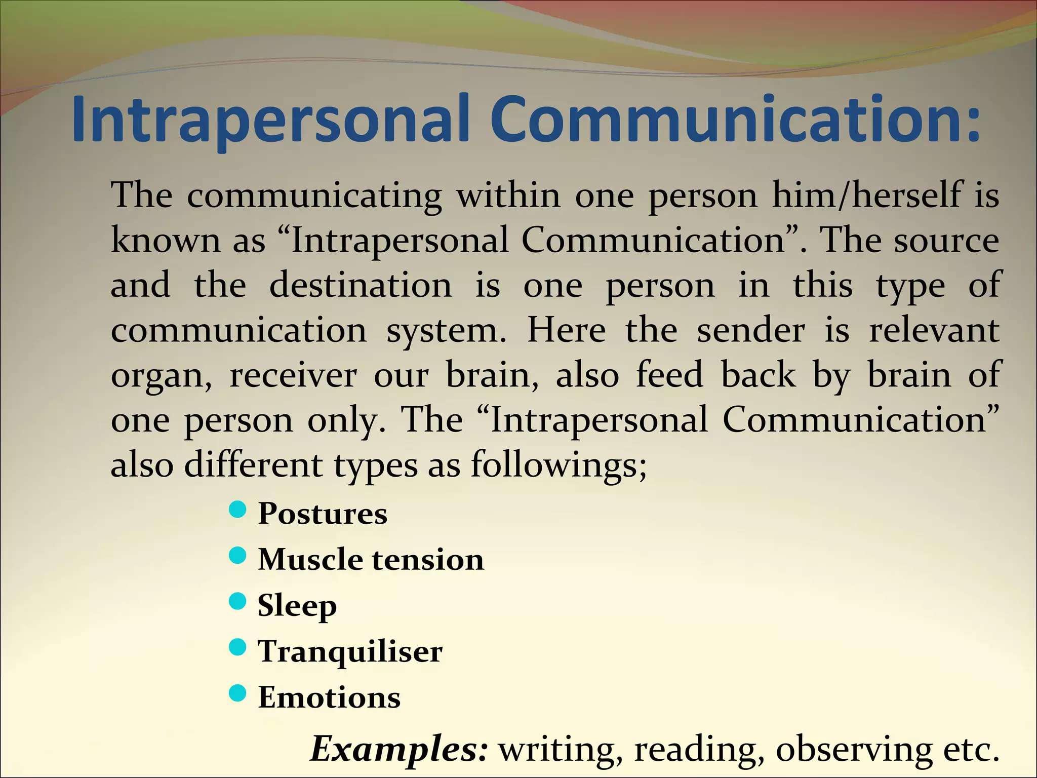 Types of Information Communication | PPT