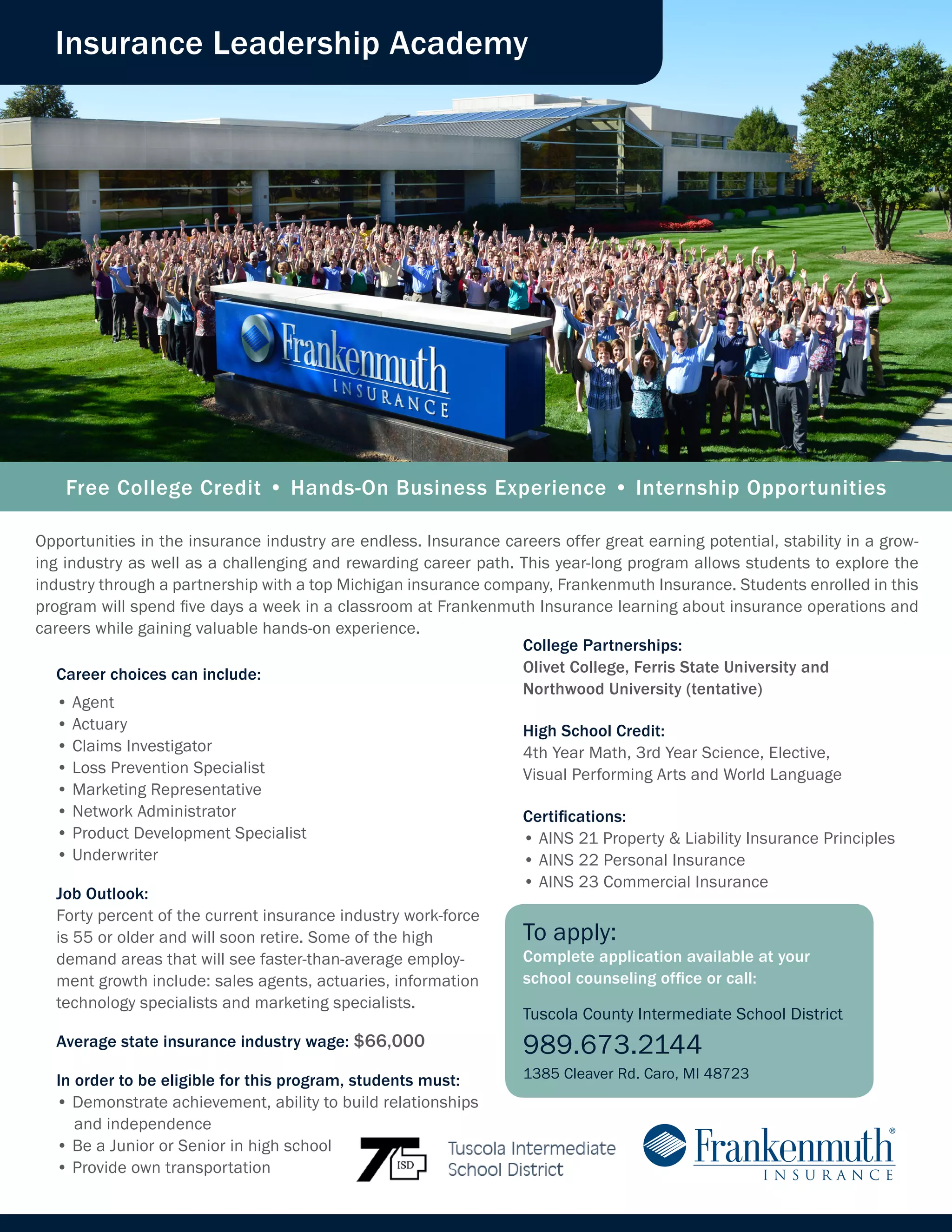 Insurance Leadership Academy Flier 2016 v2 | PDF