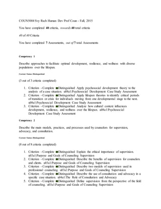 COUN5004 Svy Rsch Human Dev Prof Coun | PDF