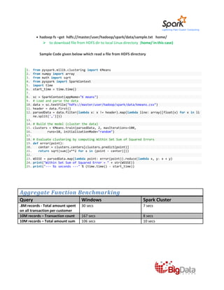 Final Report - Spark | PDF