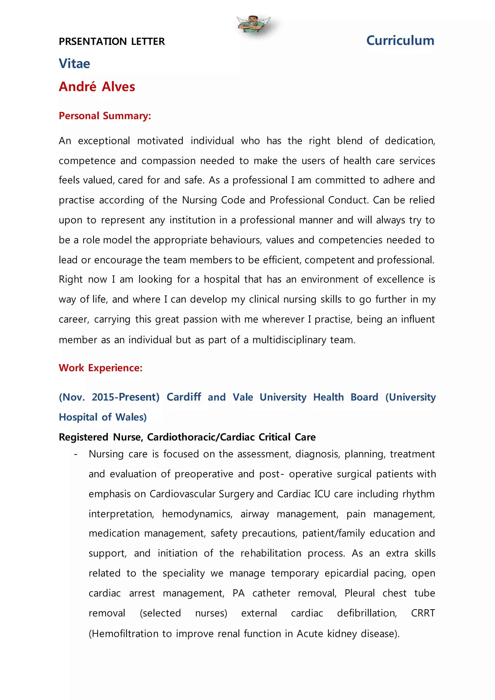 Presentation Letter Andre | DOCX