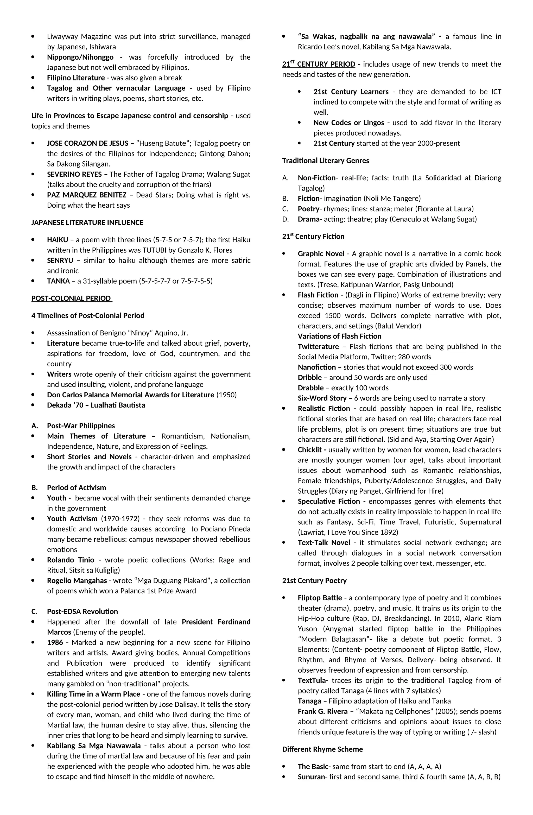 asteral notes and assignments and reviewer | DOCX