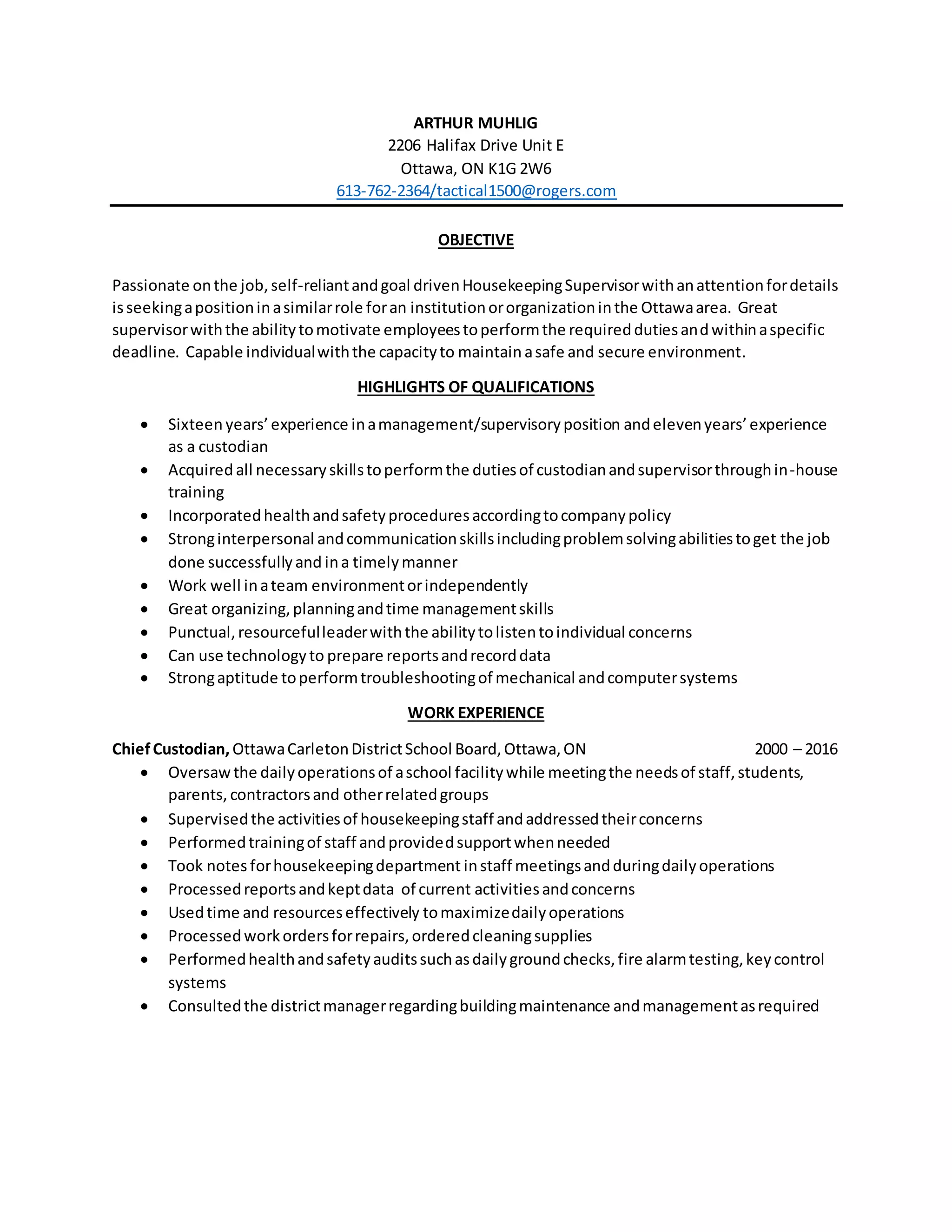 ARTHUR MUHLIG - Final resume | DOCX