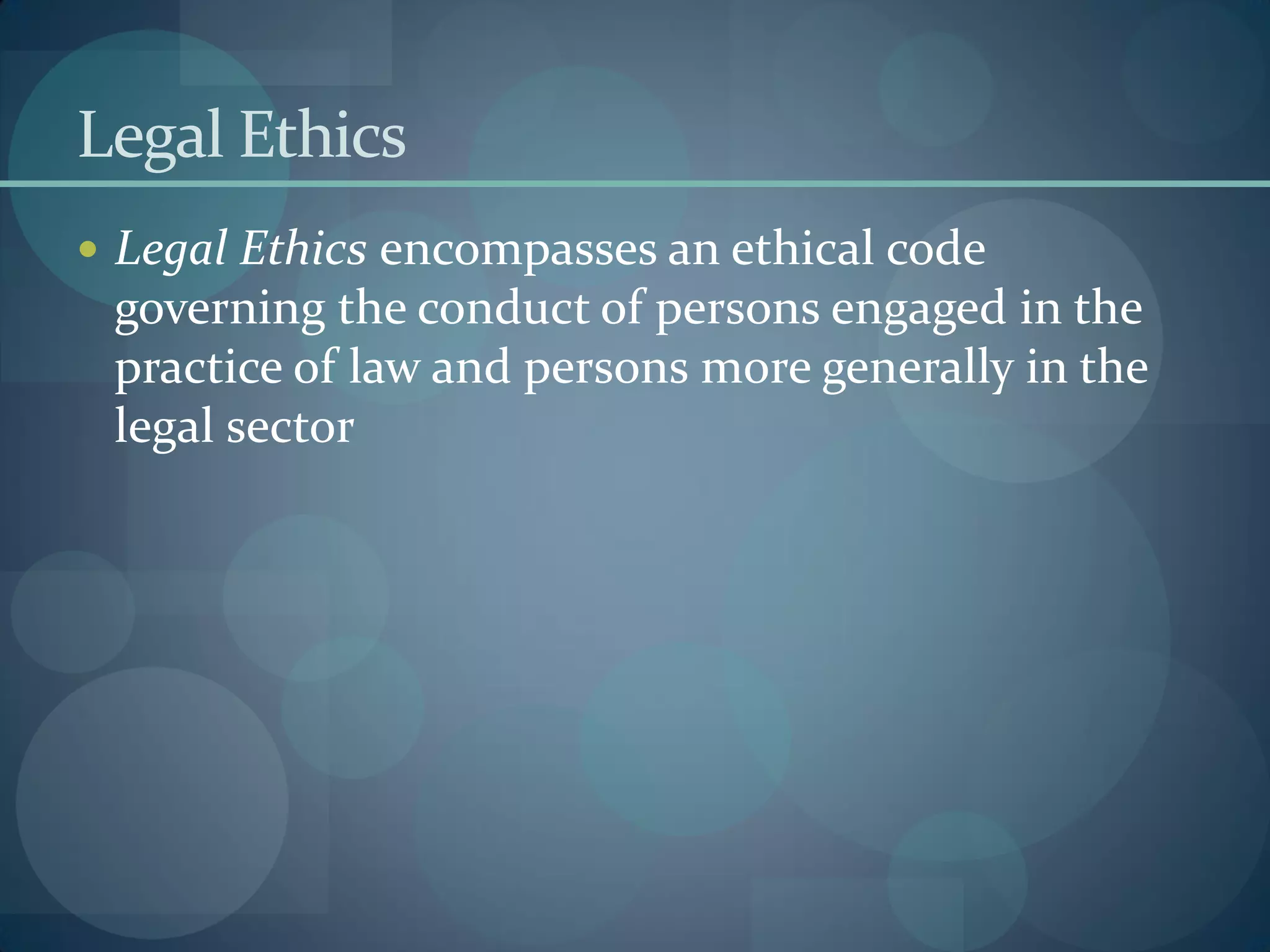Legal Ethics | PDF