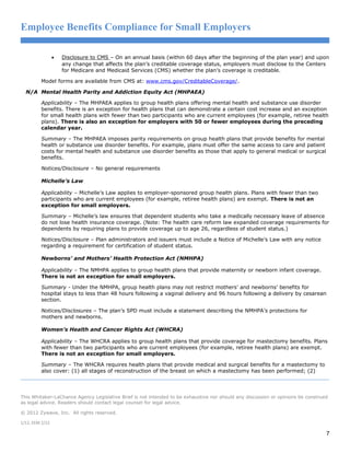 59828 employee benefits compliance checklist for small employers 021312 ...