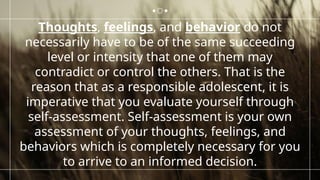 PERSONAL DEVELOPMENT-Lesson-4-Thoughts-Feelings-and-Behaviors-in-Actual ...