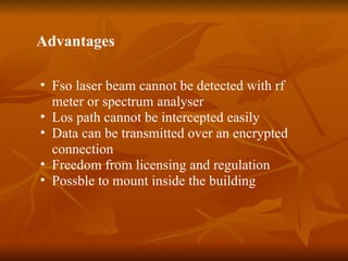 Free space optical communication | PPT