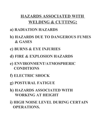 ELEC SAFETY IN WELDING AND CUTTING=1 | PDF