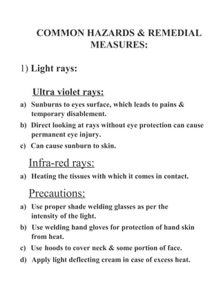 ELEC SAFETY IN WELDING AND CUTTING=1 | PDF