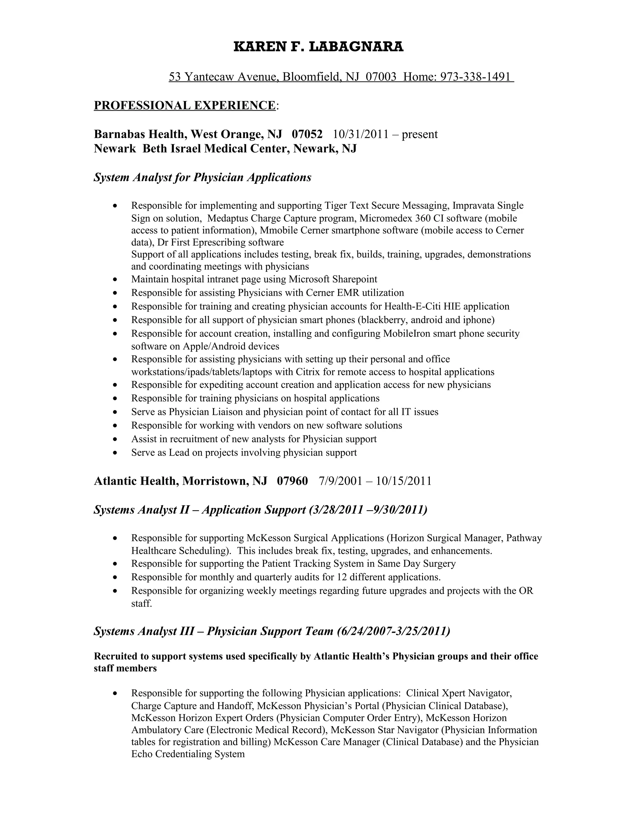 Karen Labagnara | PDF