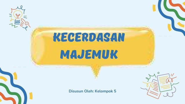 PPT Kecerdasan Majemuk Mata Kuliah Teori Pembelajaran,.pptx