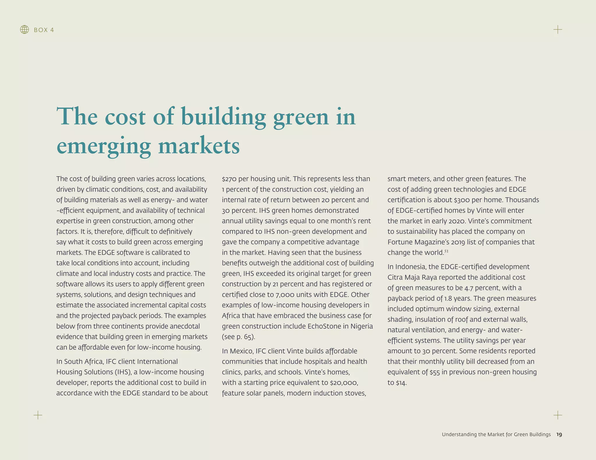 IFC Green Building Report | PDF