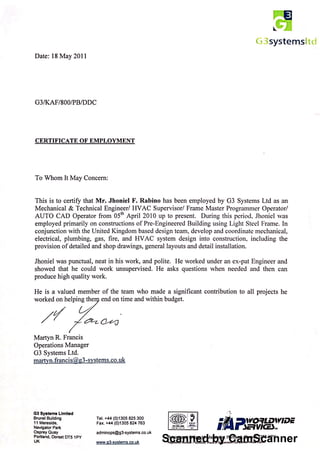 E. Certificate 2_G3 Systems | PDF