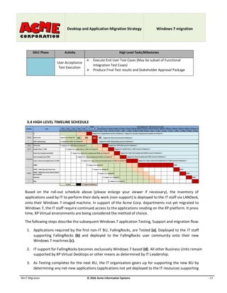 Acme WIndows 7 Migration Strategy | PDF