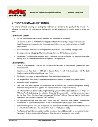 Acme WIndows 7 Migration Strategy | PDF