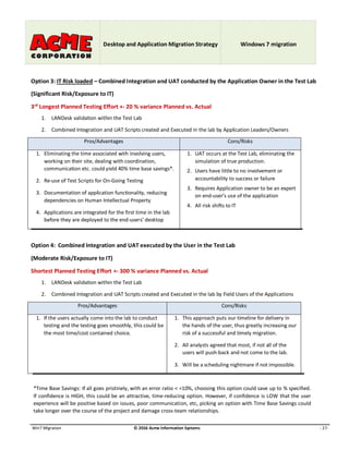 Acme WIndows 7 Migration Strategy | PDF