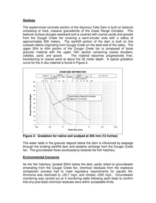 Explosive Compaction of Foundation Soils Seymour Falls Dam | PDF