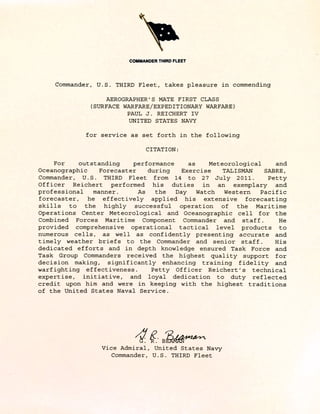 Flag Letter of Commendation (2) | PDF