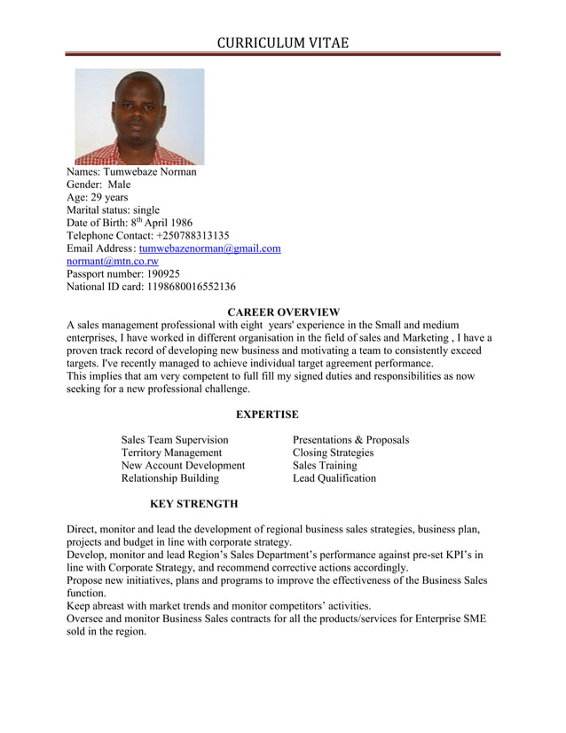 Curriculum Vitae 2016 | PDF