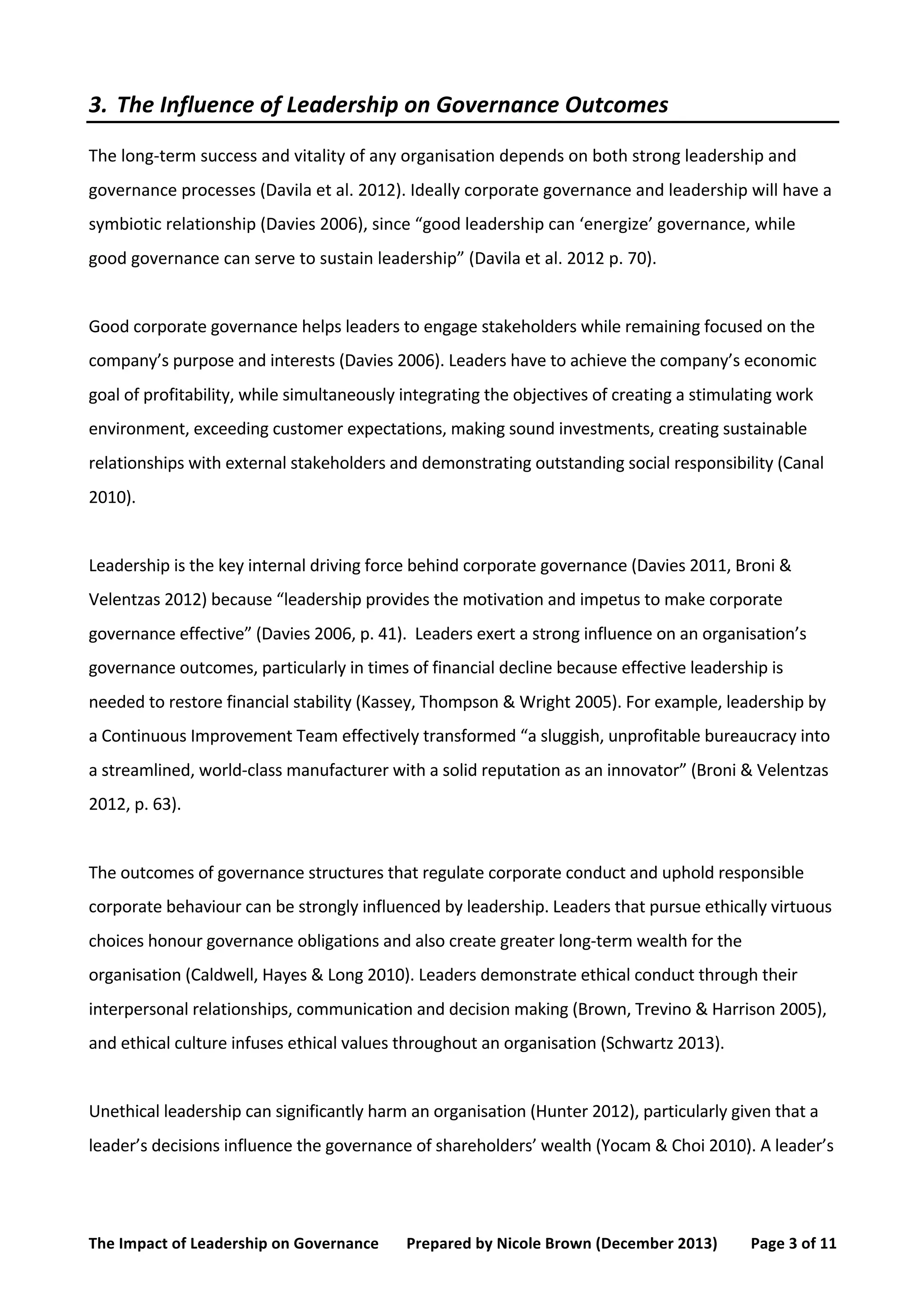 leadership and governance | PDF