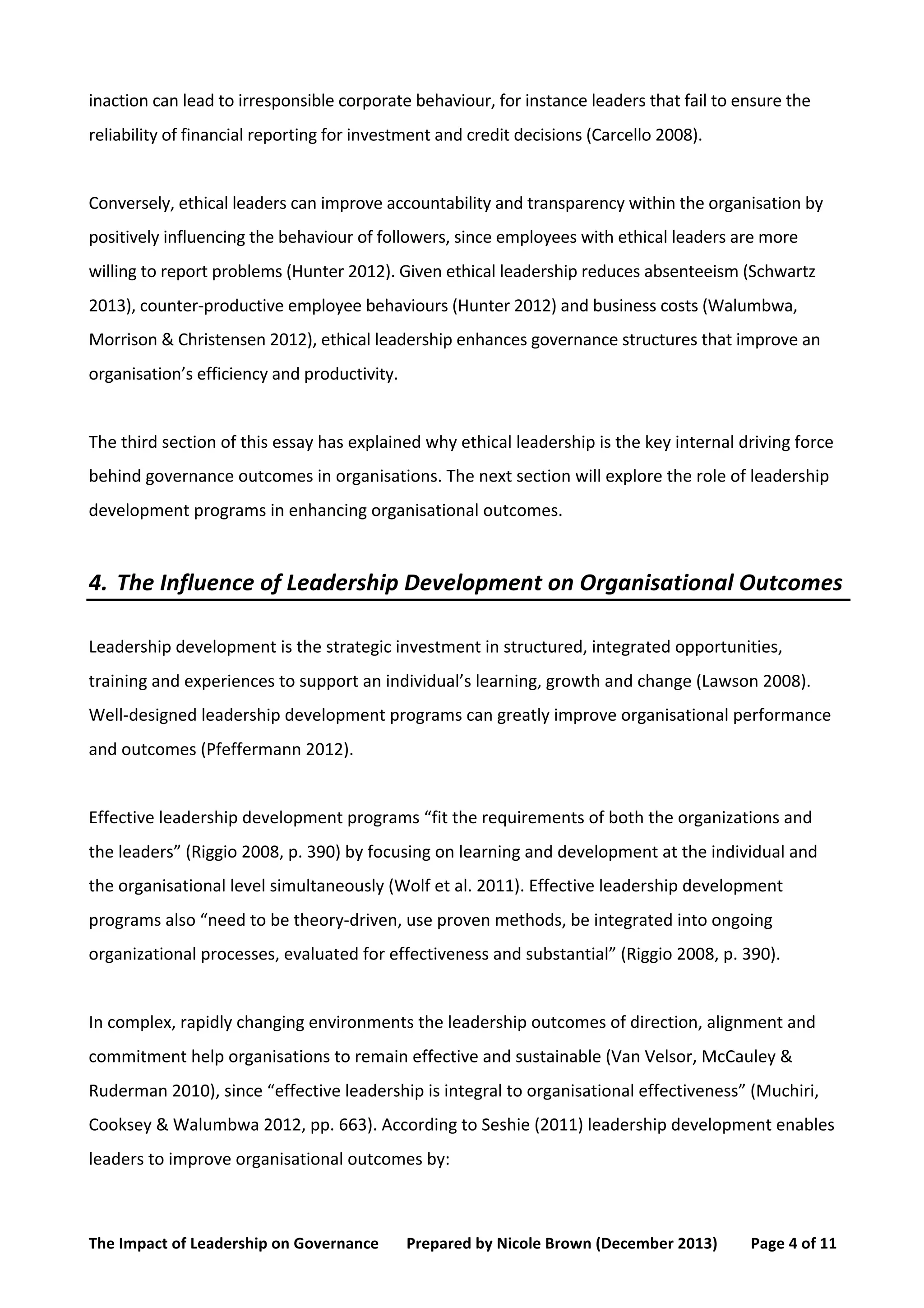 leadership and governance | PDF