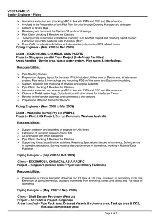 CV_VEERAKAMU.C_PIPING_ | DOC