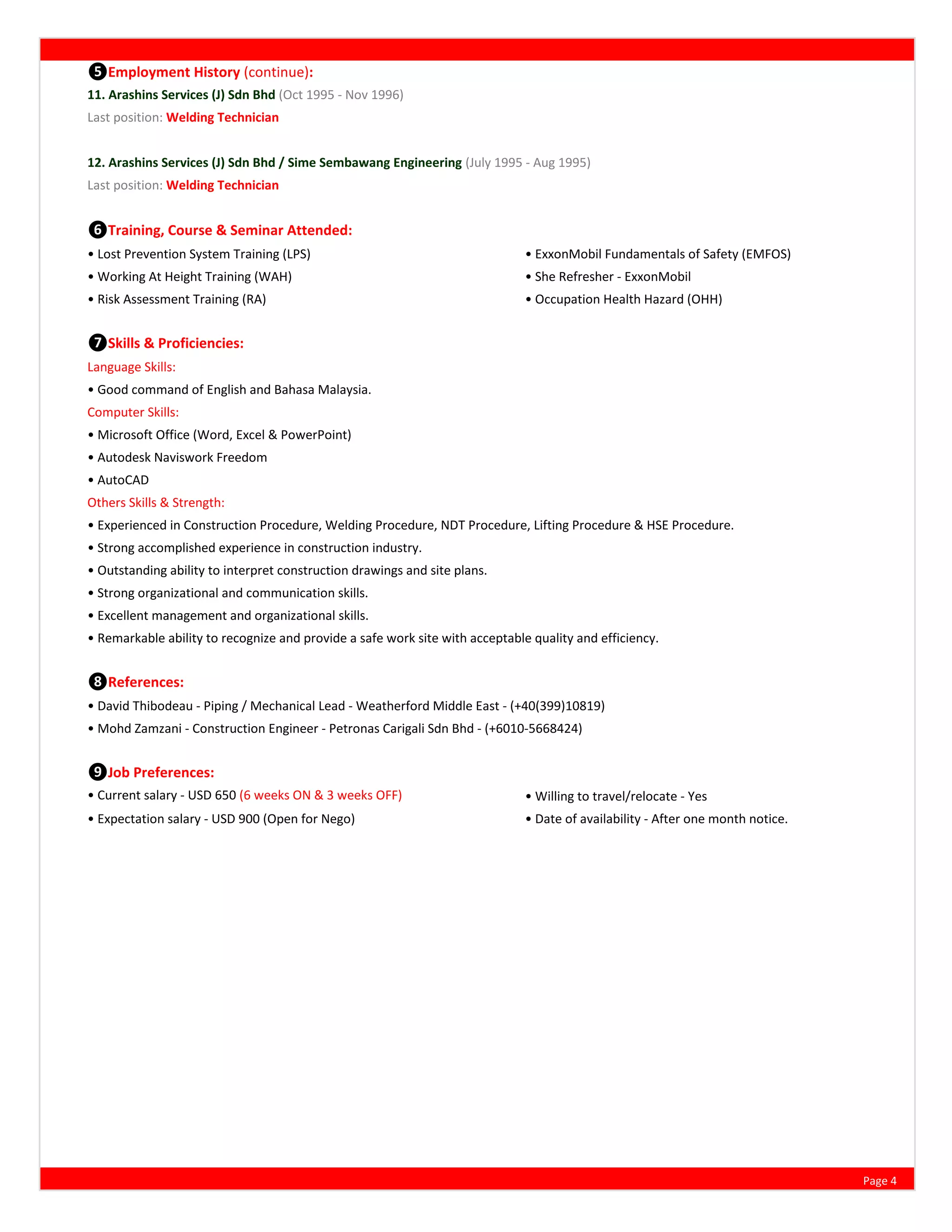 Hairi Mohd Noor_Resume | PDF