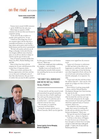 Tasman Logistics ATN | PDF