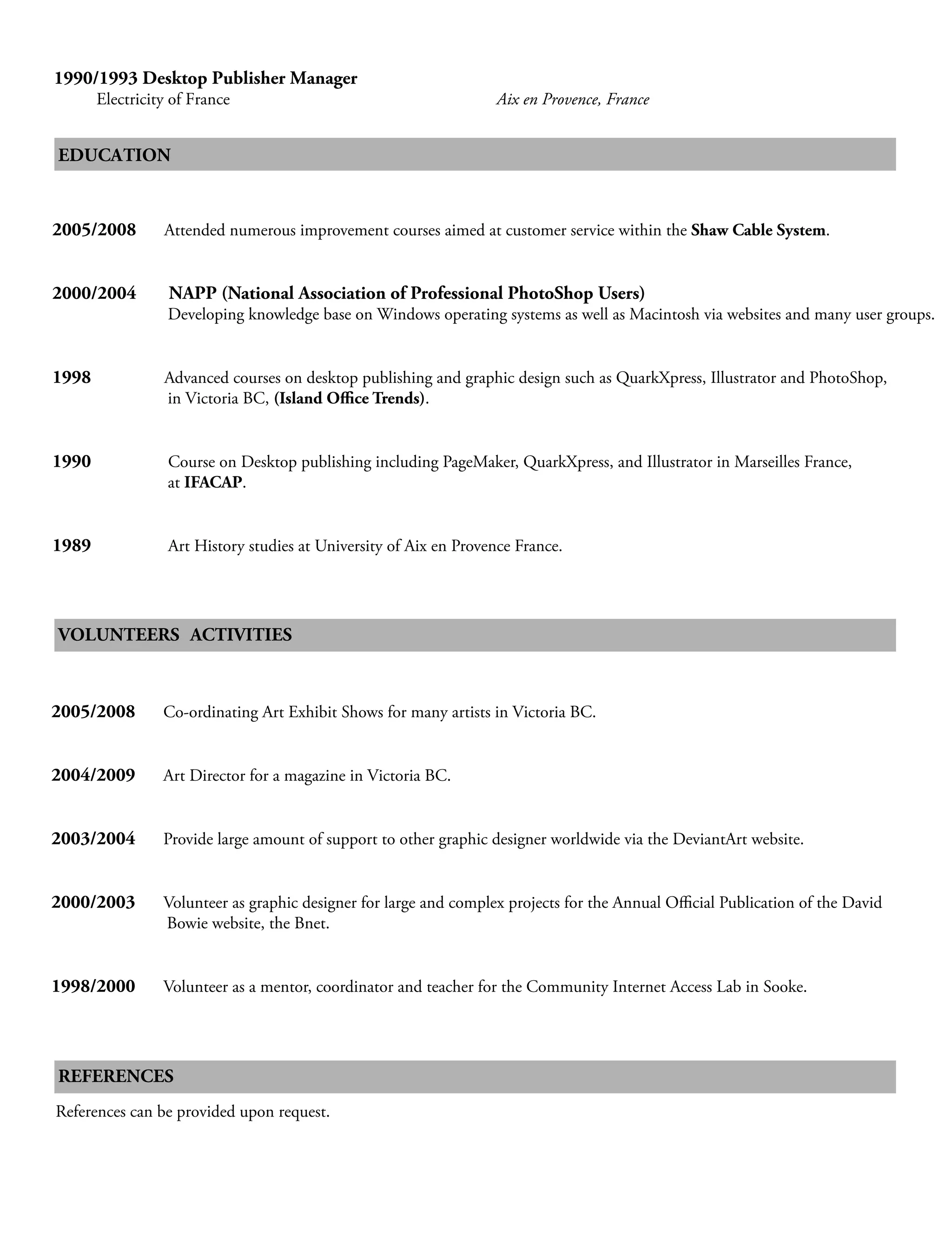 SergeFoglio-Resume2015 | PDF