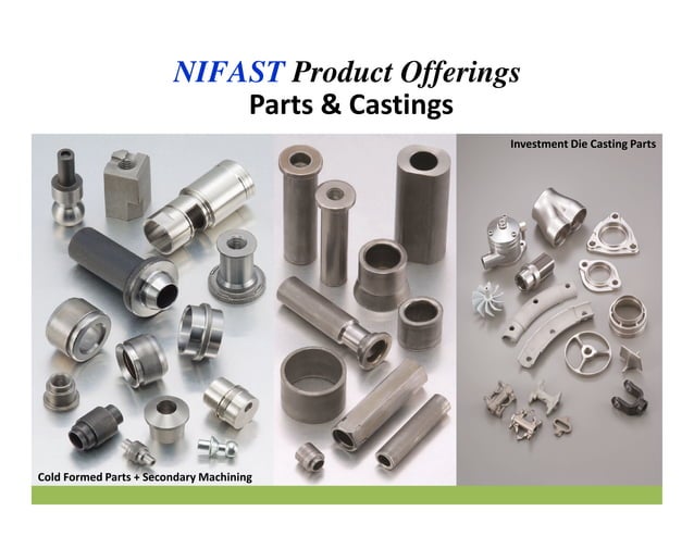 Nifast Product Offerings | PDF