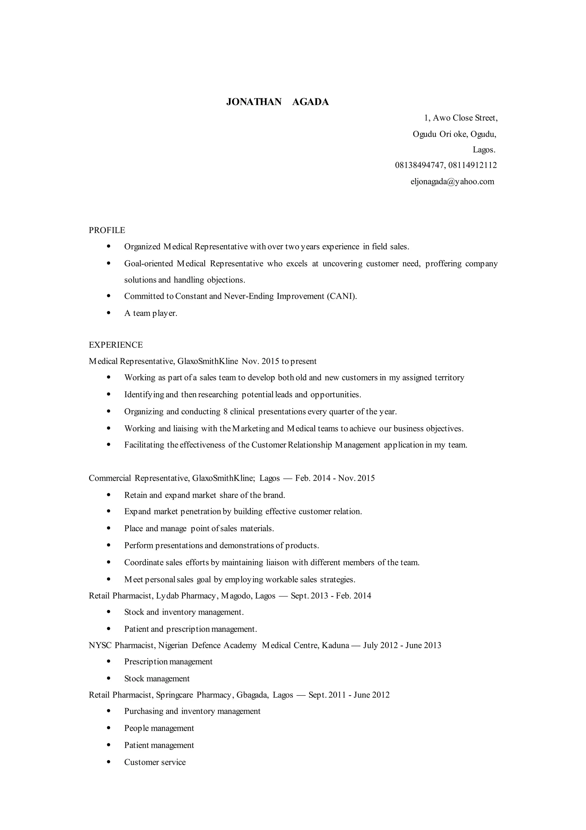 Jonathan's Resume-CV | PDF