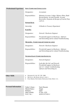 CV Zeeshan | PDF