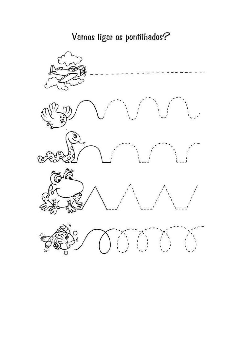 59 desenhos e linhas pontilhadas