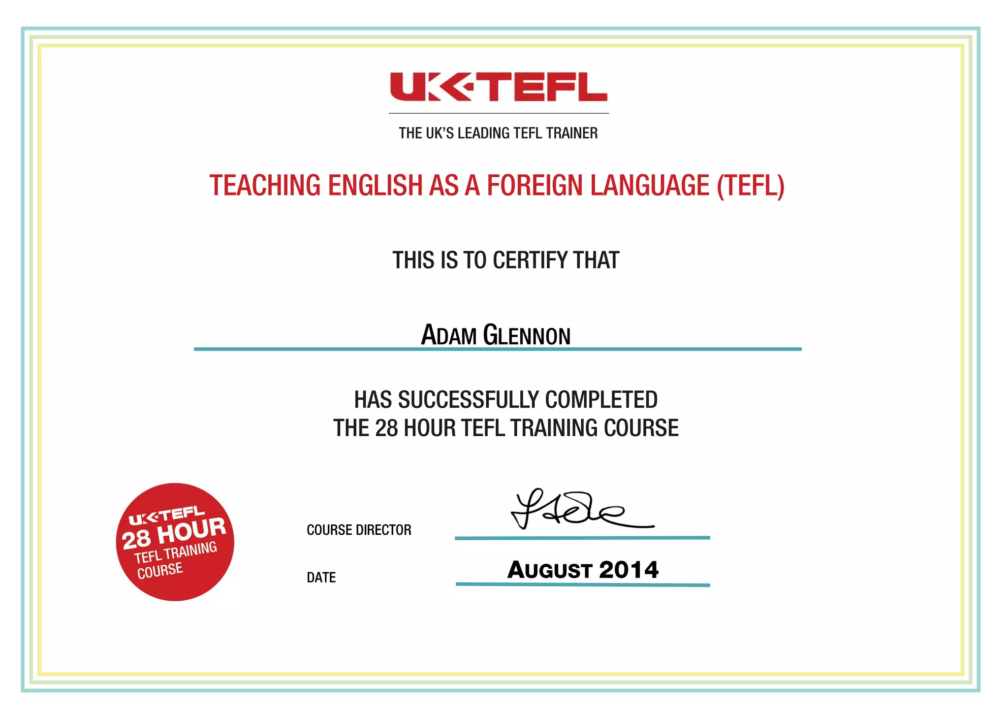 TEFL Certificate | PDF
