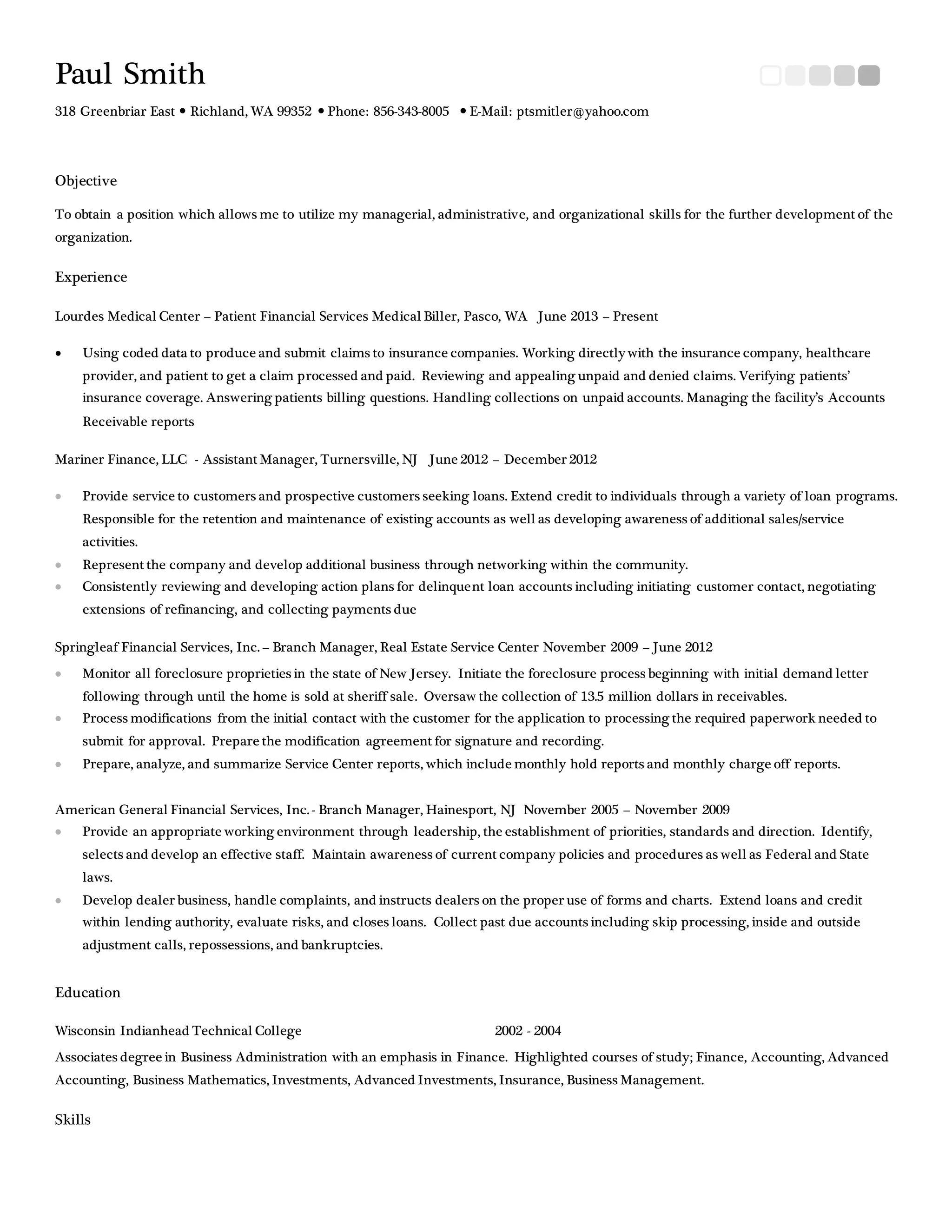 Paul Smith Resume 06-2015 | DOCX