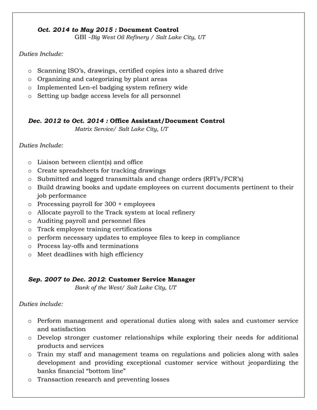 Jennifer Resume | PDF