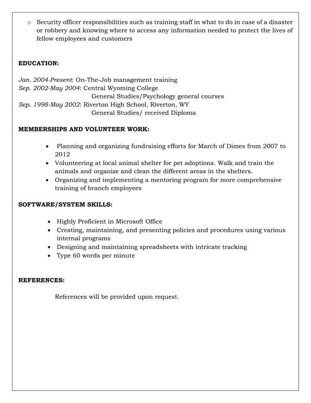 Jennifer Resume | PDF